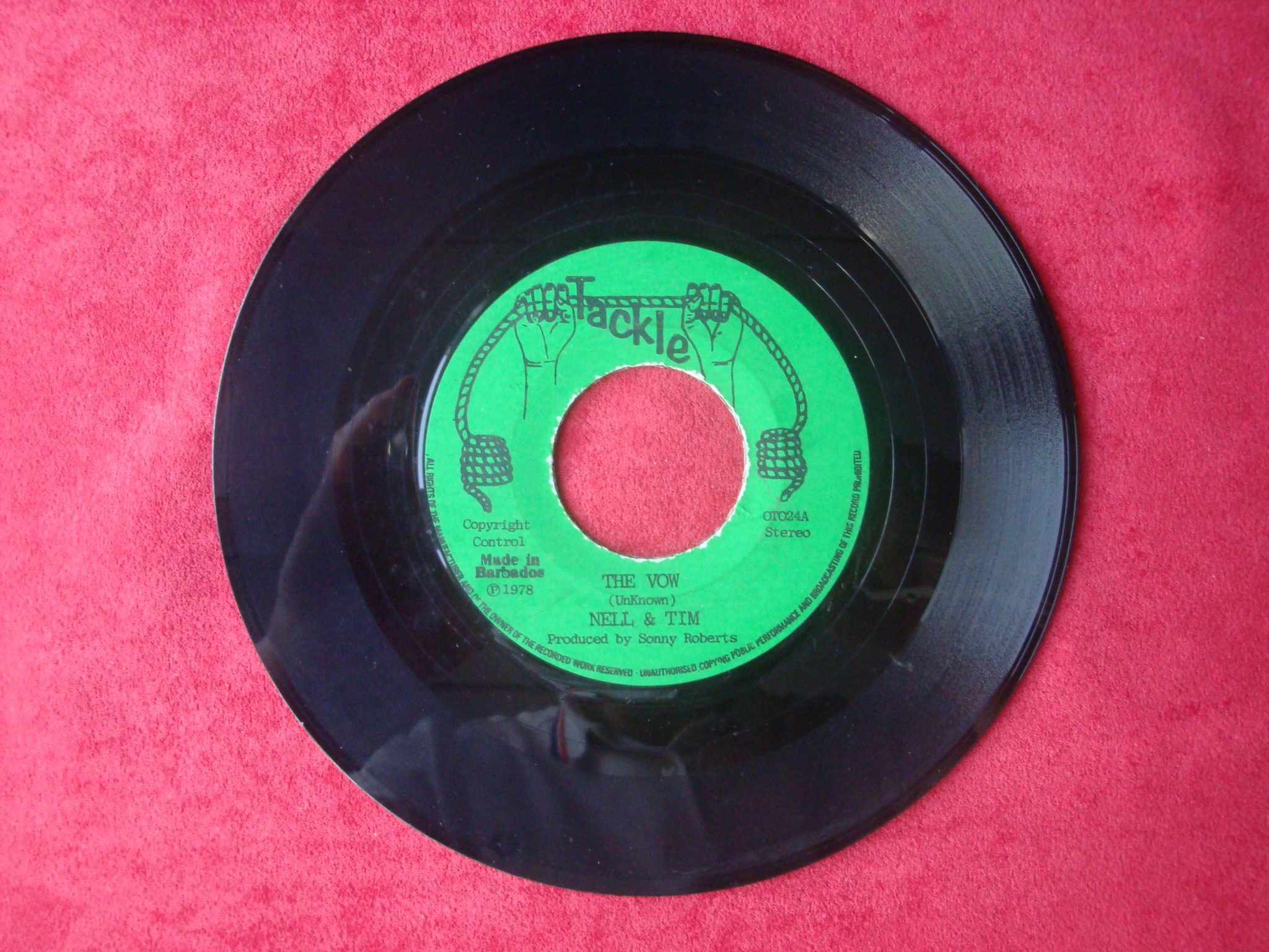 TIM CHANDELL – The vow / Since i met you baby – TACKLE – Spirit Records